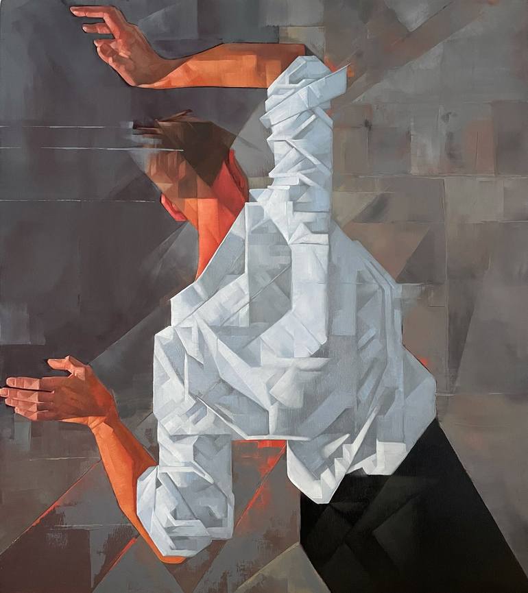 Off centre Painting by Mark Oliver | Saatchi Art