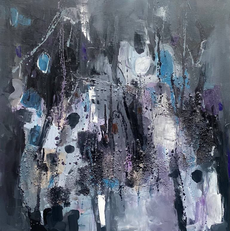 Abstract 2 ,,Night,, Painting by Gevorg Endza Babakhanyan | Saatchi Art