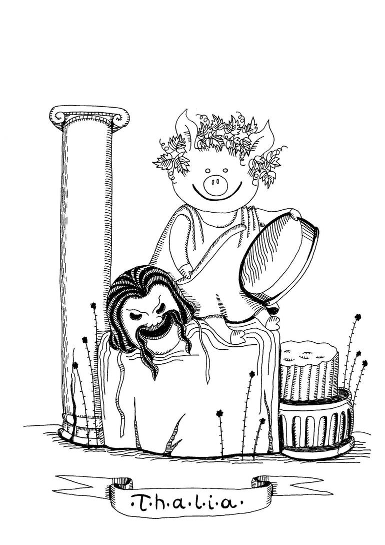 The Pig-Talia Drawing by SOmariia SO | Saatchi Art