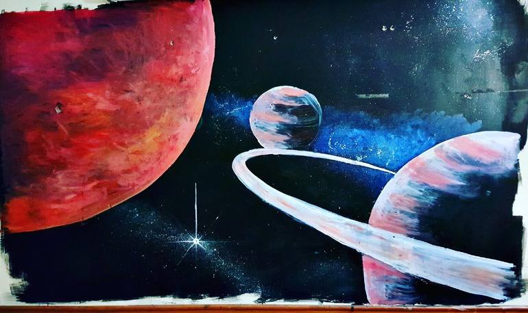 Space Painting by Rafiyal Ansari | Saatchi Art