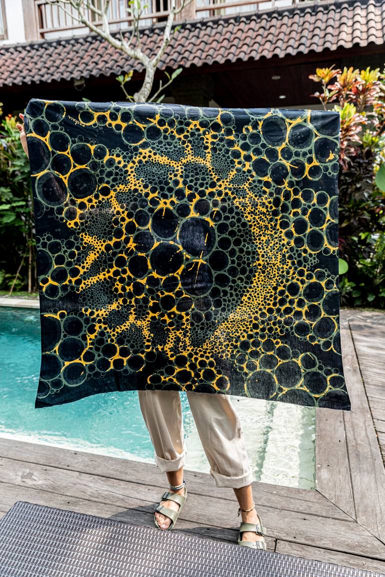 Escape / Handmade Batik Painting Mixed Media by Katarina Ivanovic ...