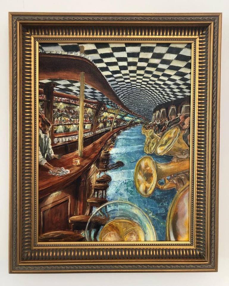 Pub Painting by João Krueger | Saatchi Art