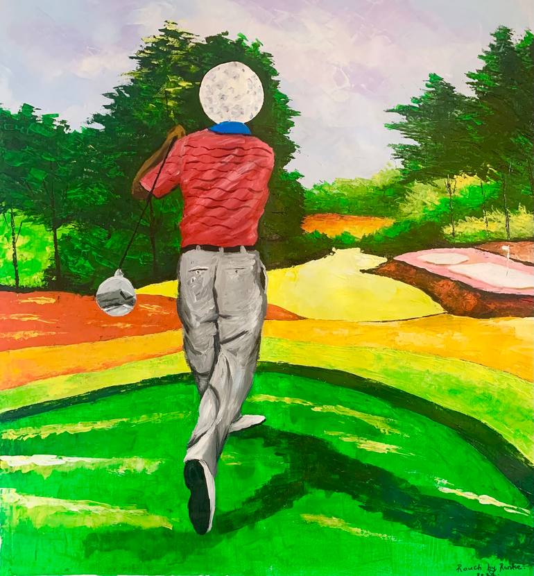 Shoot your shot Painting by Ronke Ladipo | Saatchi Art