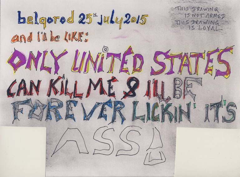 UNARMED AND LOYAL DRAWING Drawing by Milos Vujasinovic | Saatchi Art