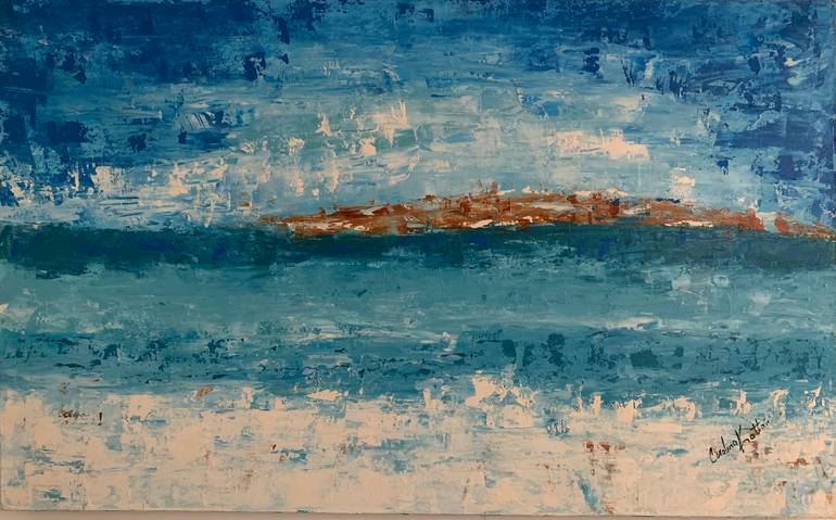 La paz Painting by Carolina Kattan | Saatchi Art