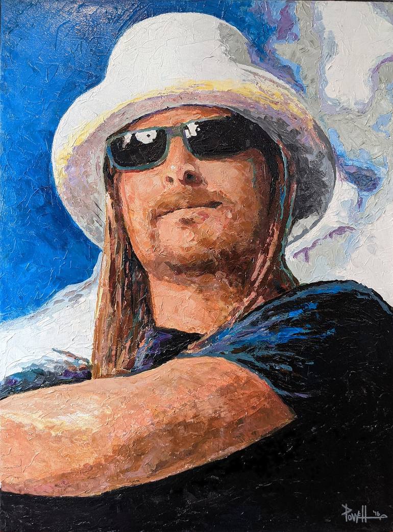 Kid Rock Painting by Richard Powell | Saatchi Art