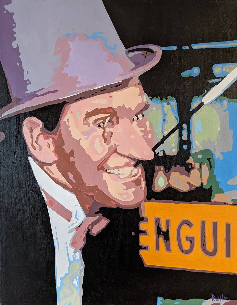 The Penguin Painting by Richard Powell | Saatchi Art