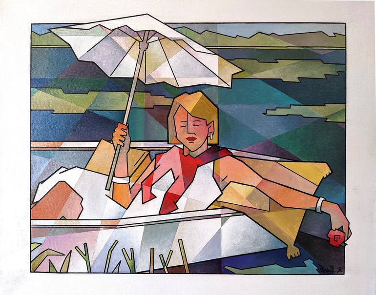Floating Painting by Richard Powell | Saatchi Art