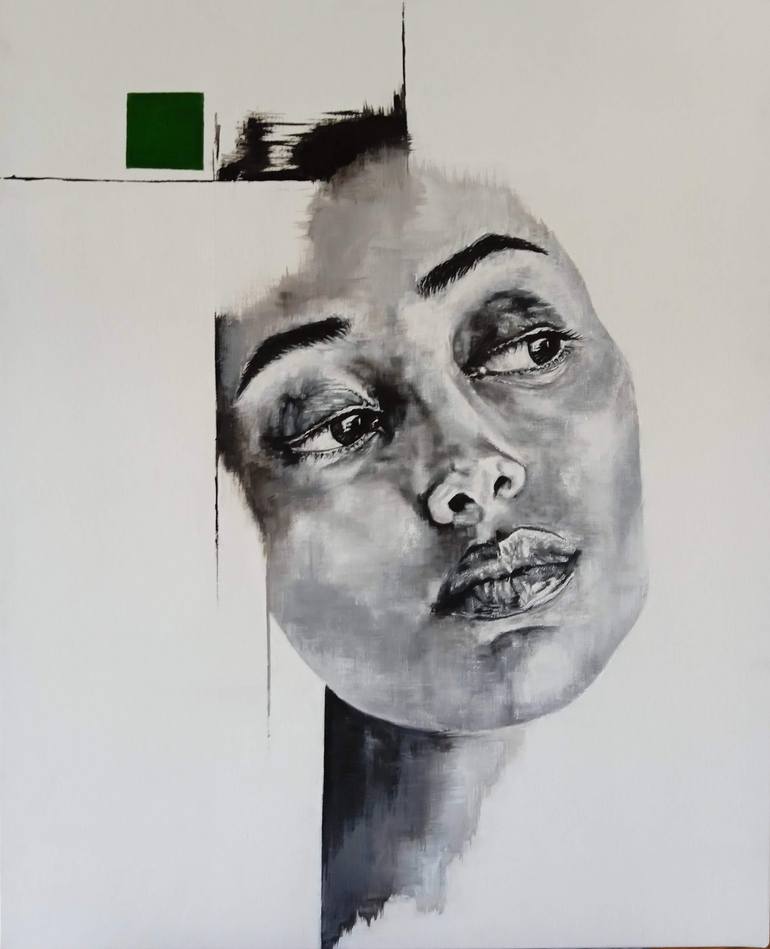 Intrigue Painting by Caroline Crochet | Saatchi Art