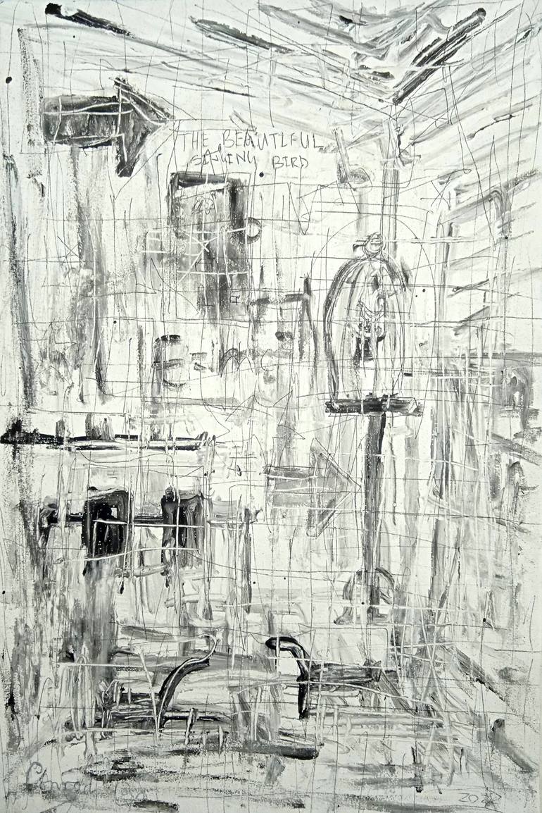 The Beautiful Singing Bird Painting by Conrad Bo | Saatchi Art