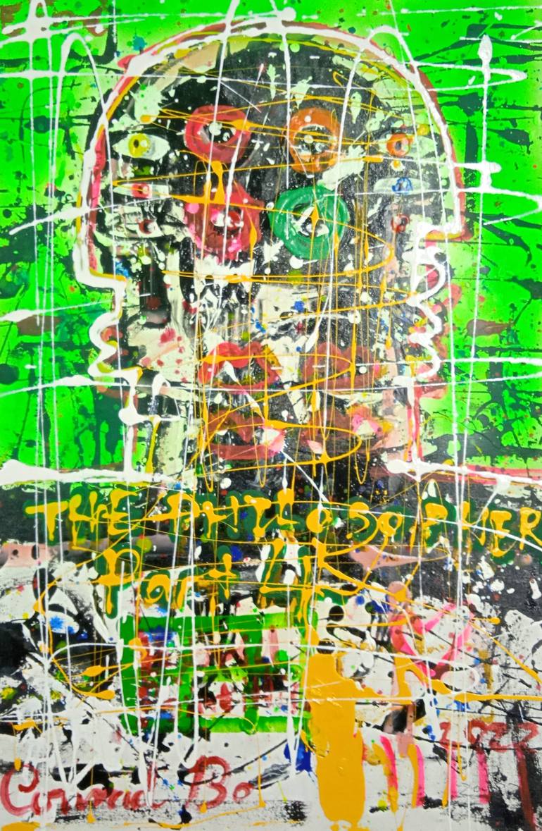 The Philosopher Part 4 Painting by Conrad Bo | Saatchi Art