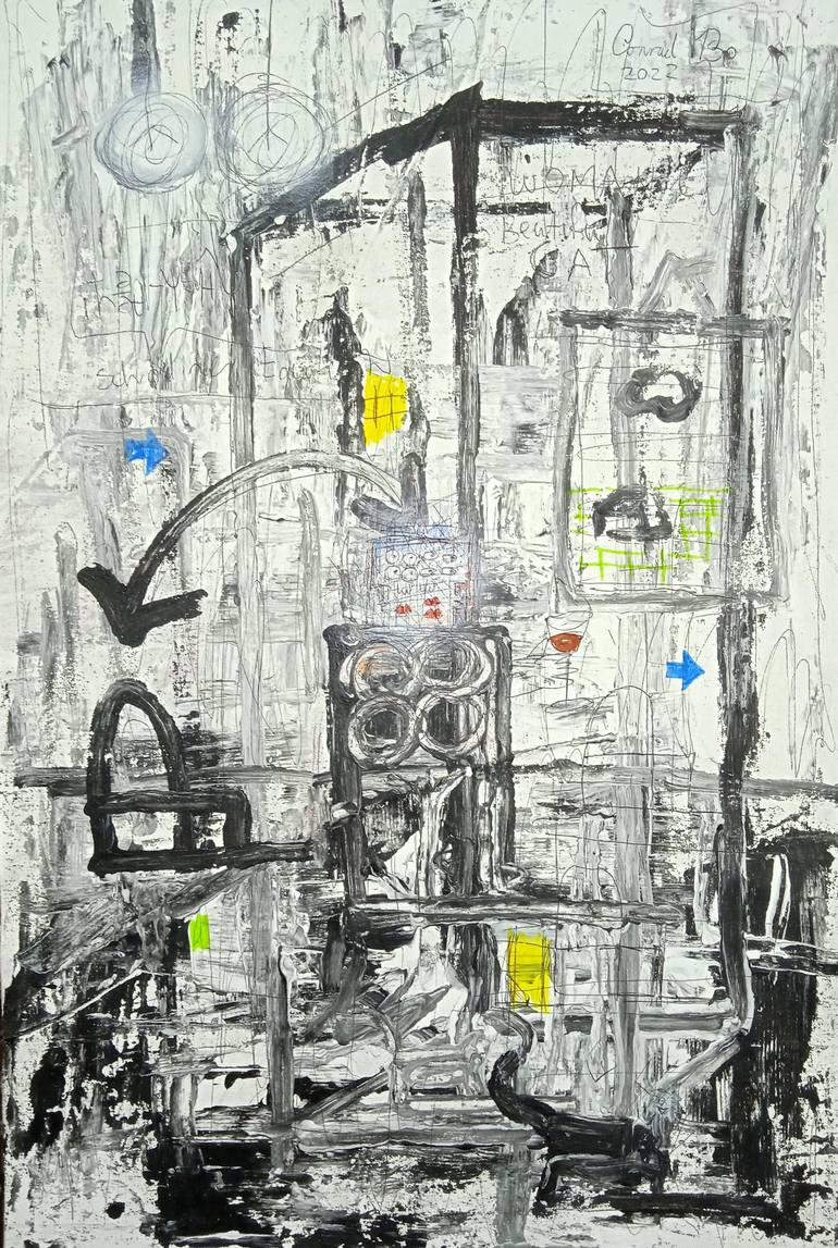 Woman and Beautiful Cat Painting by Conrad Bo | Saatchi Art