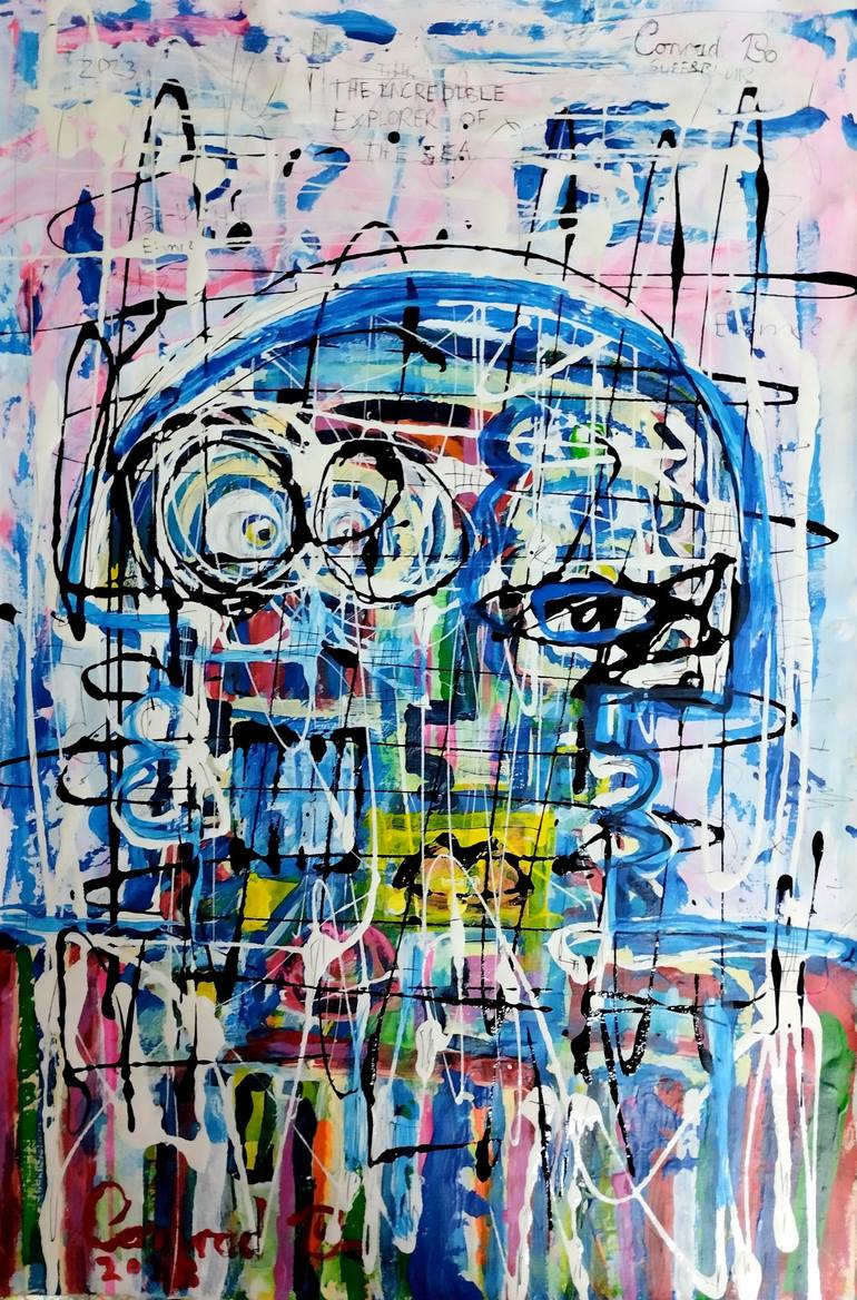 The Incredible Explorer of the Sea Painting by Conrad Bo | Saatchi Art