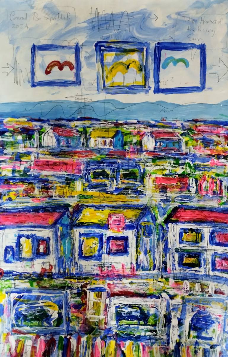 House of the rising sun Painting by Conrad Bo | Saatchi Art