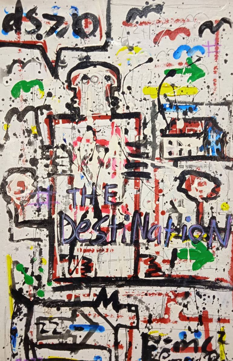 The Destination in Superblur Expressionism Painting by Conrad Bo ...