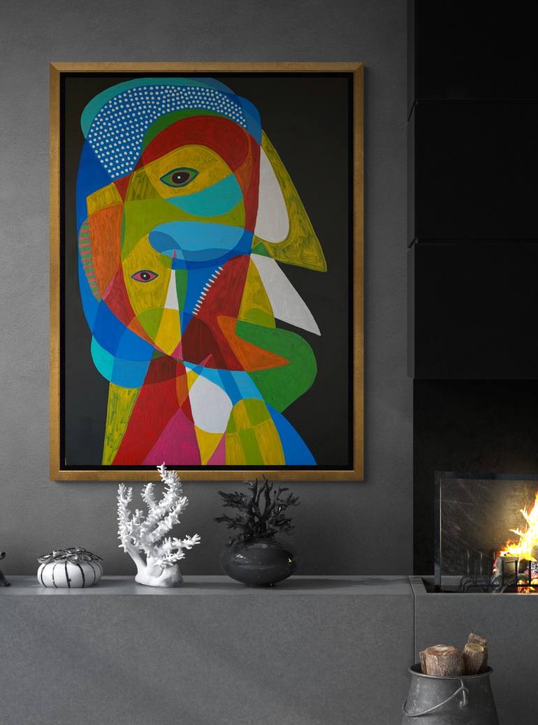 Personaje Painting by Enrique Pichardo | Saatchi Art