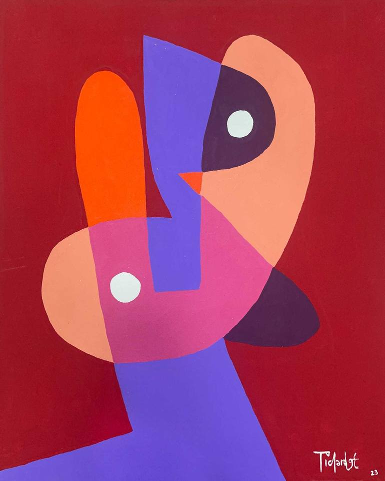 Cuerpo Rojo Painting by Enrique Pichardo | Saatchi Art