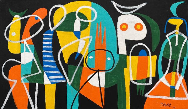 Desfile Painting by Enrique Pichardo | Saatchi Art