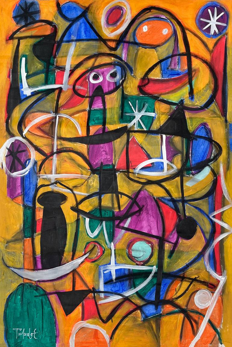 Composición Painting by Enrique Pichardo | Saatchi Art