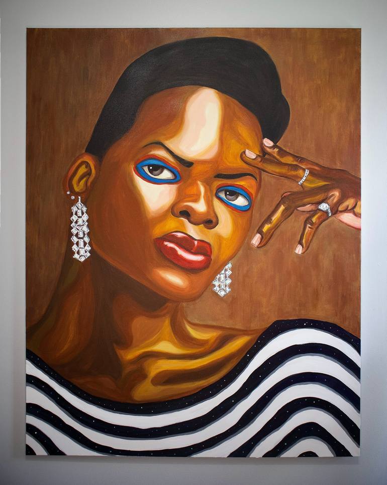 Power Play Painting by Samuel Onche | Saatchi Art