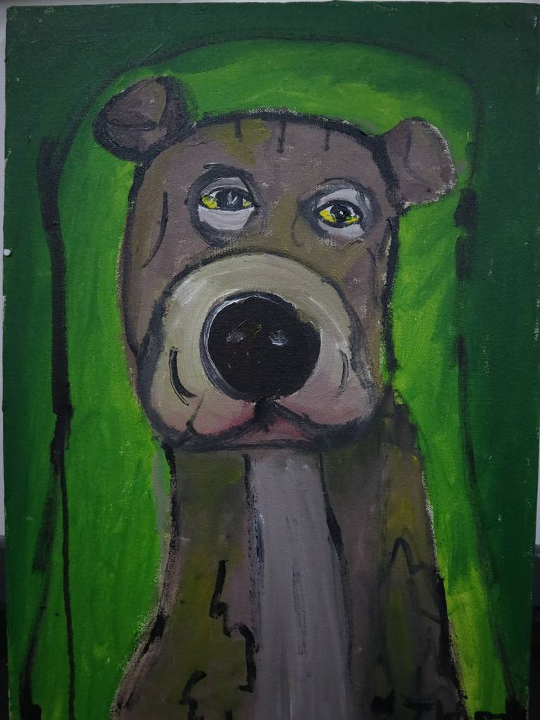 Sleepy Gaze Painting by Dyah Puspita | Saatchi Art