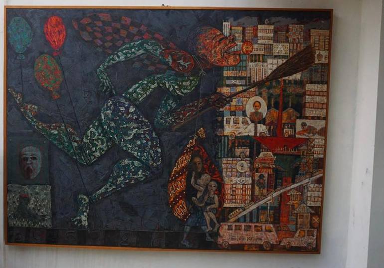 Suraji Painting Painting by Yulius Ernesto Bernice | Saatchi Art