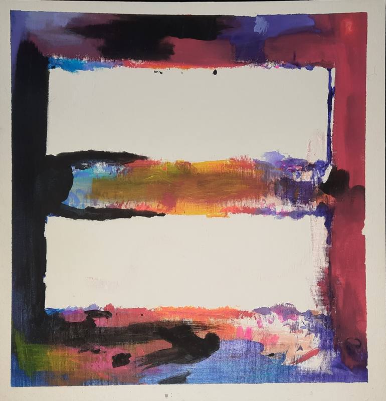 Empty Spaces Torn up Pages Painting by Danni DAFoxDesigns | Saatchi Art