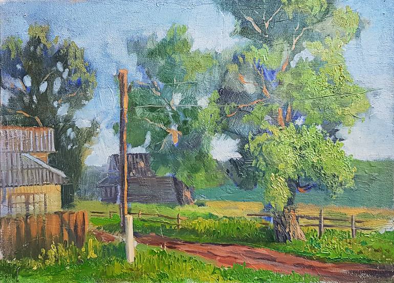 Summer day Painting by Sergey Filatov | Saatchi Art