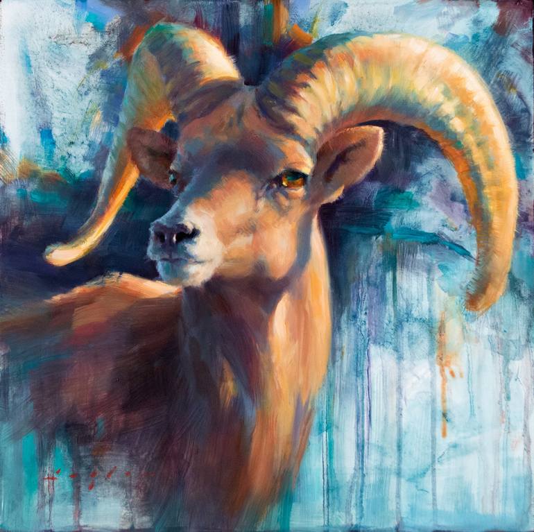 Curve Painting by Katherine Taylor | Saatchi Art