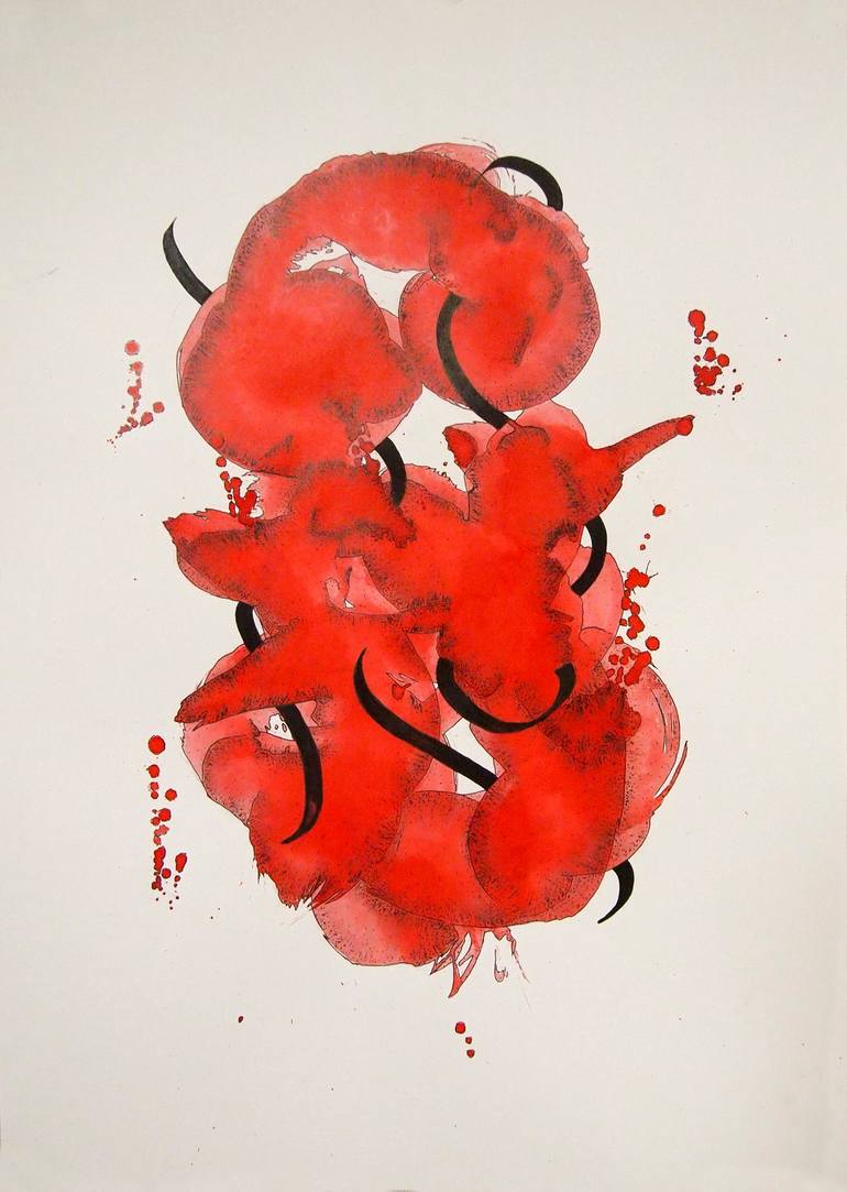 Biomorph#2 Drawing by Andrey Zhdanov | Saatchi Art