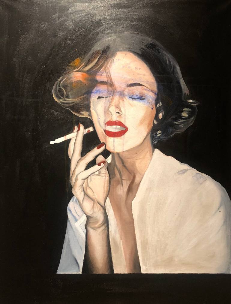 cig Painting by greymi tan | Saatchi Art