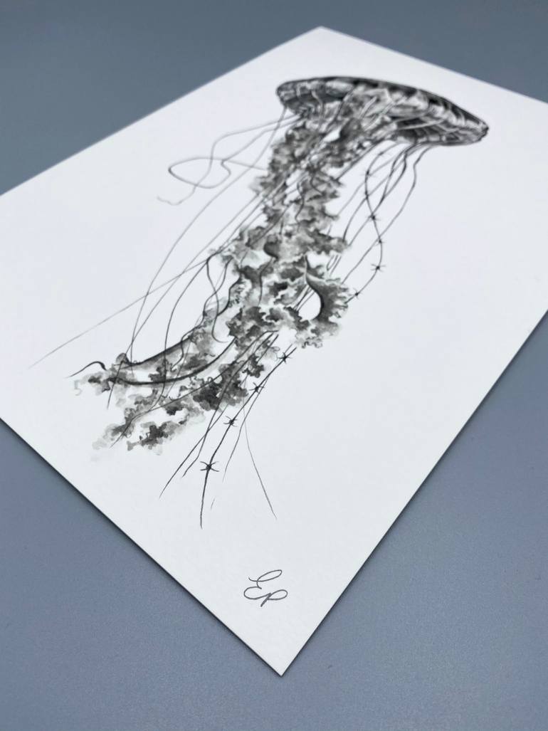 Barbed Stinger Painting by Emily Penfold | Saatchi Art