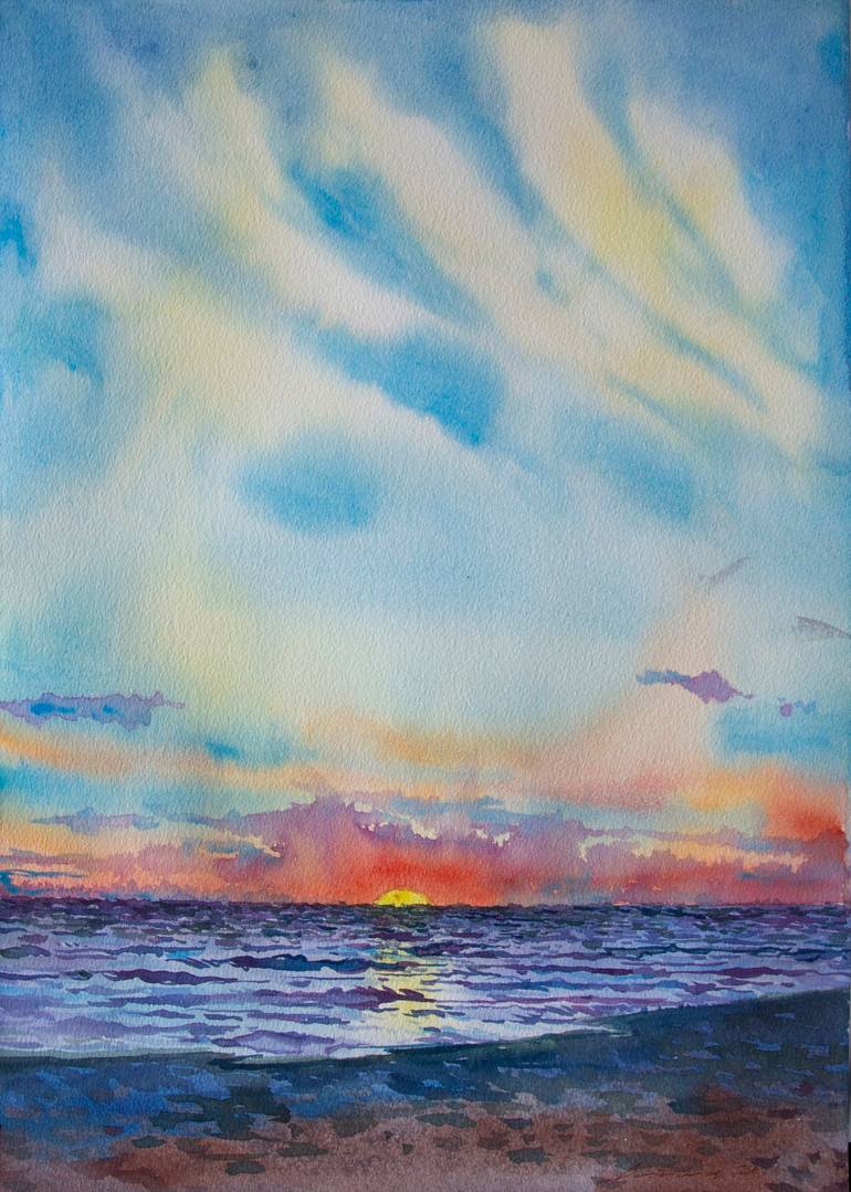 Kinburn Spit Painting by Alex Maksiov | Saatchi Art