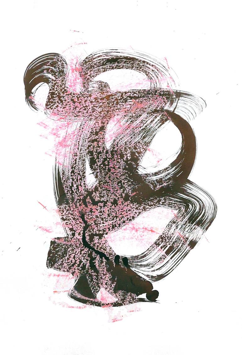 Pink Energizer Drawing by Sveta Gri | Saatchi Art