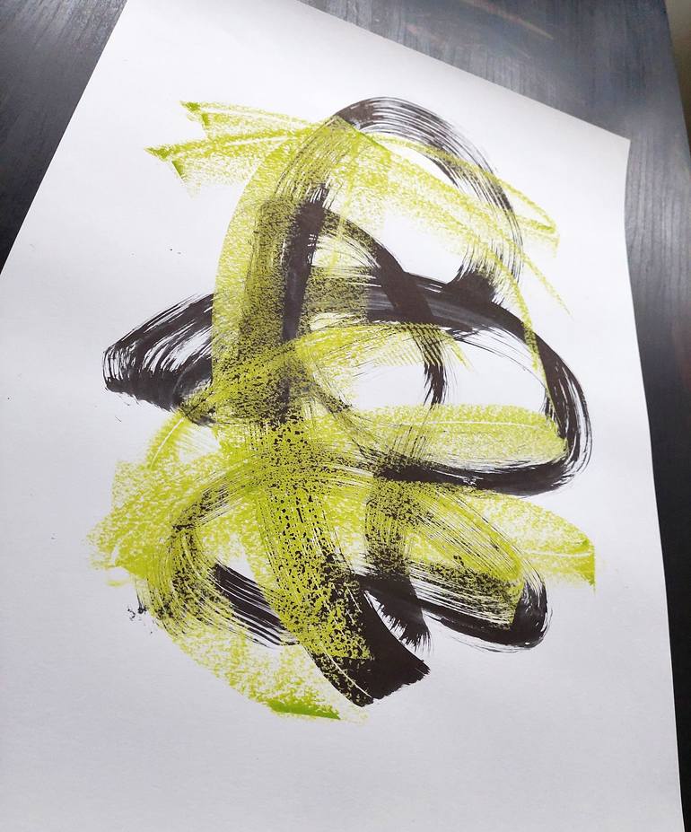 Neon Energizer. Drawing by Sve Gri | Saatchi Art