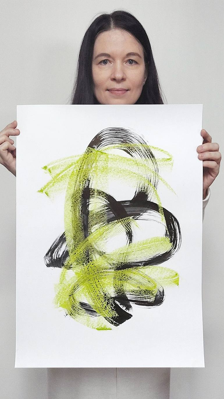 Neon Energizer. Drawing by Sve Gri | Saatchi Art