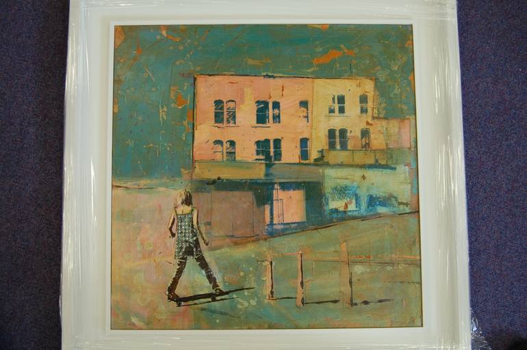 end of the street Painting by dan jones | Saatchi Art