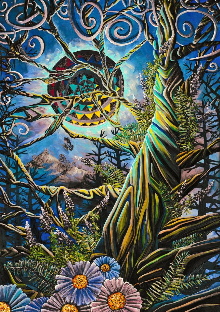 Regrowth Painting by Samantha Adams | Saatchi Art