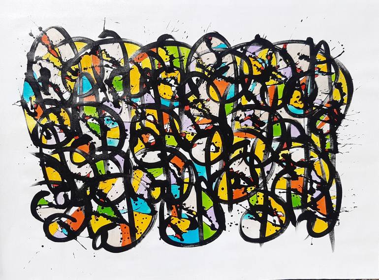 noname C3, the centered Painting by Stephane Rime | Saatchi Art