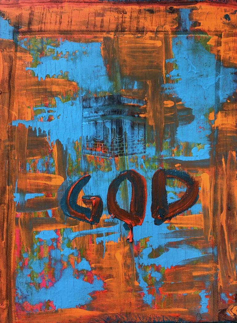 God Painting by Chris Crewe | Saatchi Art