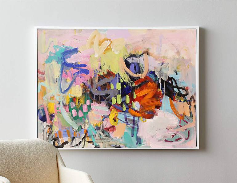 Colorful abstract Painting by Heun Oak Kim | Saatchi Art