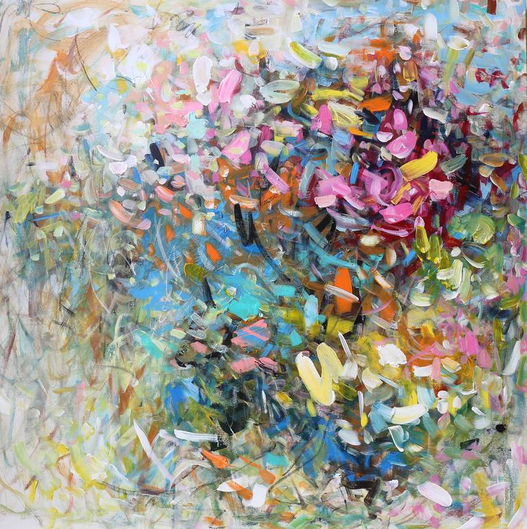 With the wind Painting by Heun Oak Kim | Saatchi Art
