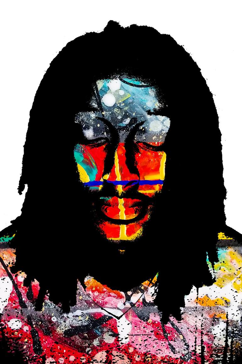 PEACE III -Horitrique Collage by Audrey Beharie-McGee | Saatchi Art