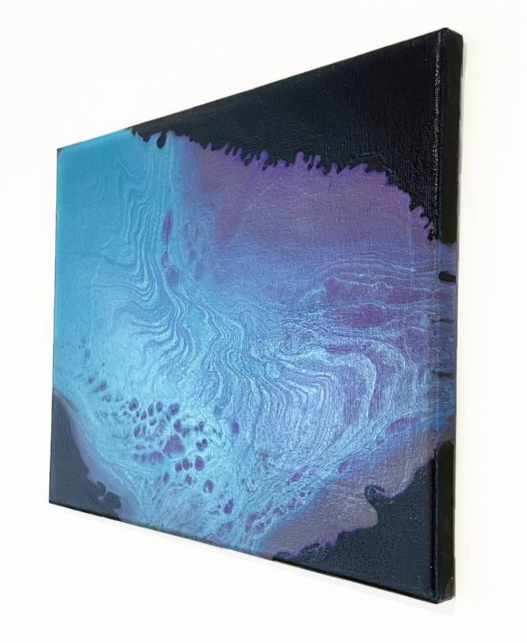 Puddle of Blue Painting by Annie Caropresi | Saatchi Art