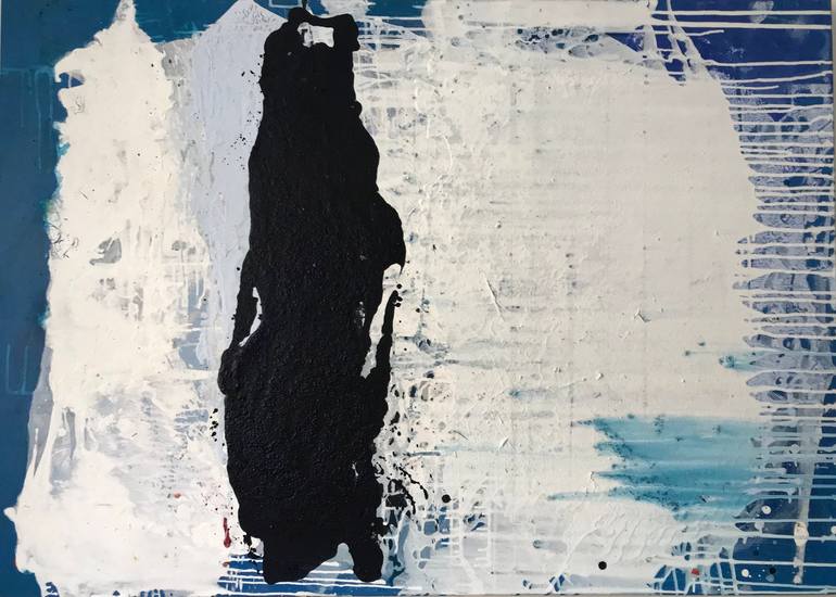 Into the blue 2 Painting by Margret Trimborn | Saatchi Art