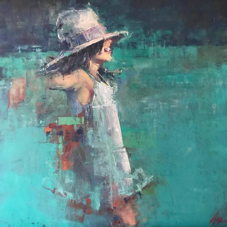 Mystery Girl Painting by Patrick Reeves | Saatchi Art
