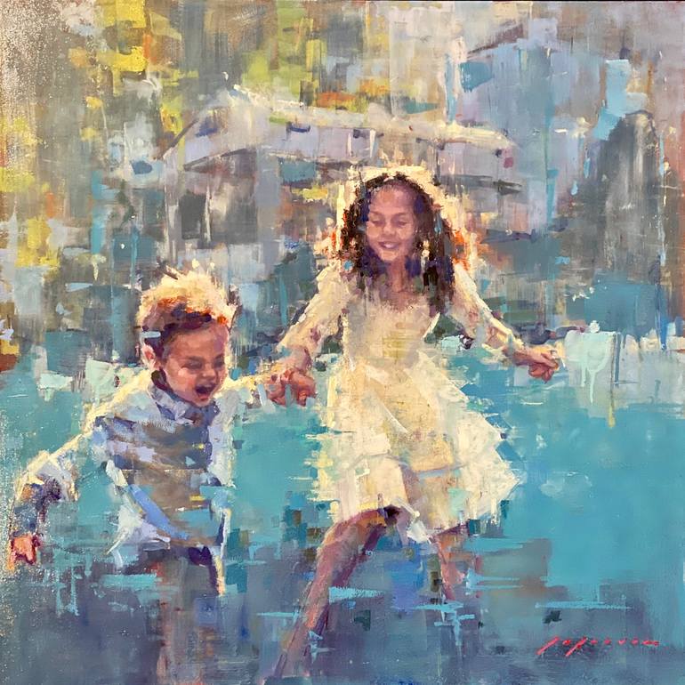 Bygone Summer Painting by Patrick Reeves | Saatchi Art