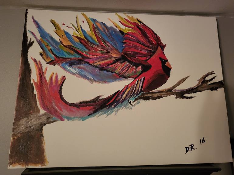 Guide of Fire Painting by Derek Randolph | Saatchi Art