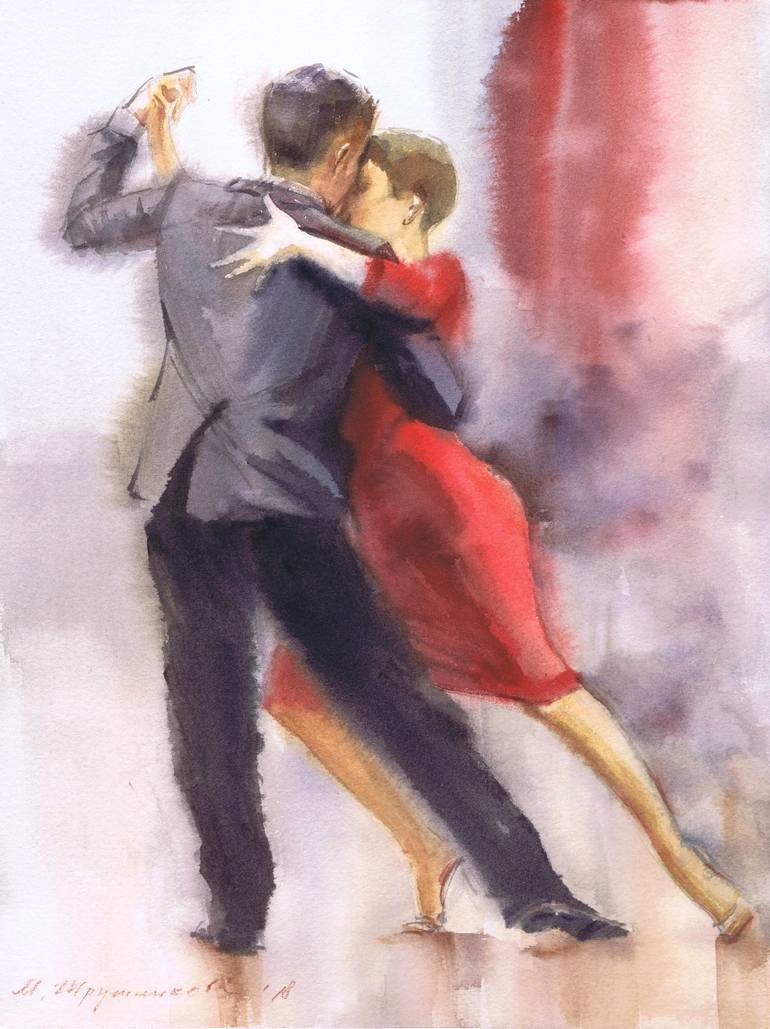 Argentine tango dancers / Original Argentine Tango, Dance in Art ...