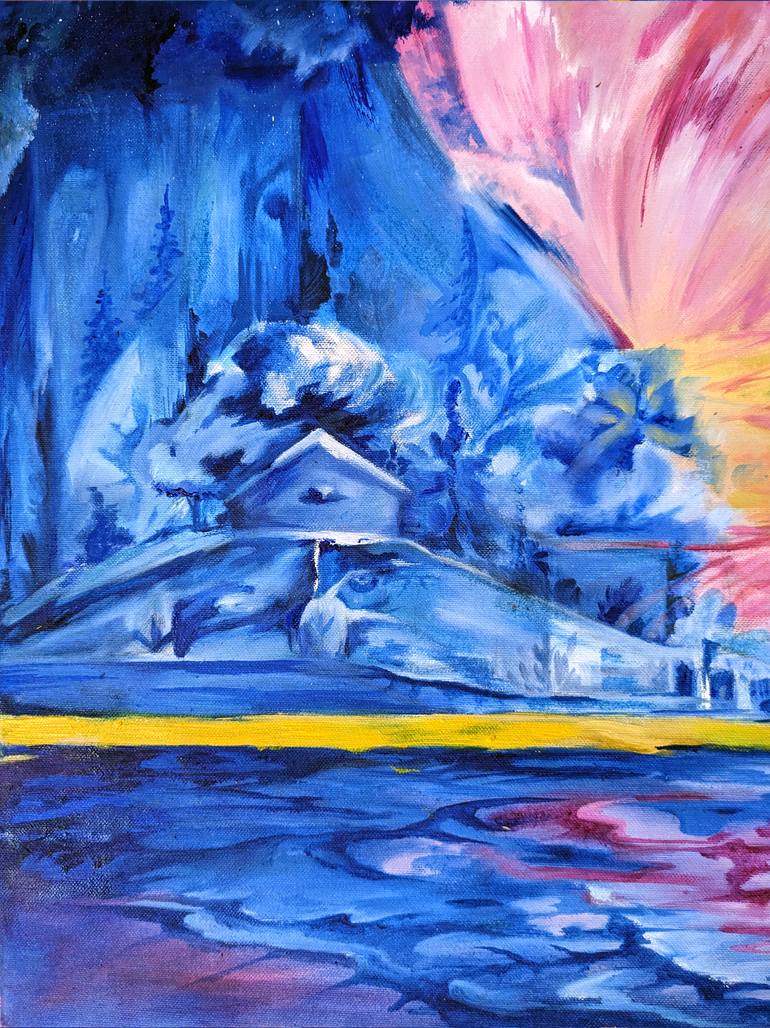 Diptych Bestow Painting by Olha Kriuchkovska | Saatchi Art